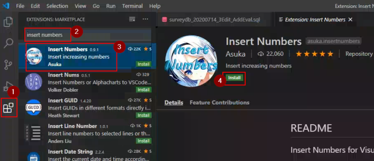 vs code で連続した数字を入力するには、Insert Numbers エクステンションが便利 | IT業務で使えるプログラミングテクニック